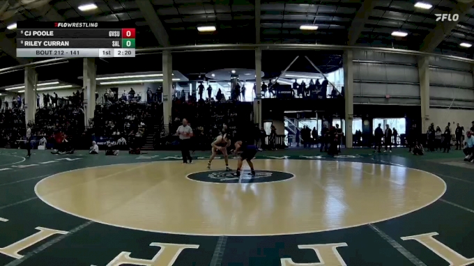 141 lbs Cons. Round 3 - CJ Poole, Grand Valley State vs Riley Curran, Salem