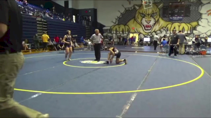 138 lbs Cons. Round 3 - Riley Maynard, Deep Creek vs Allison Jessup ...