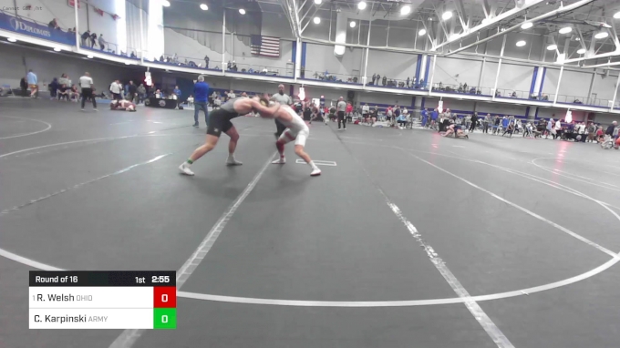 184 lbs Round Of 16 - Rocco Welsh, Ohio State - UnAttached vs Cole ...