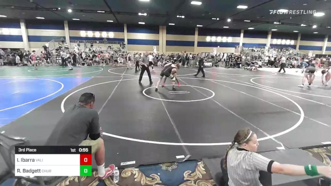 165 lbs 3rd Place - Isreal Ibarra, Valiant College Prep vs Ryan Badgett ...