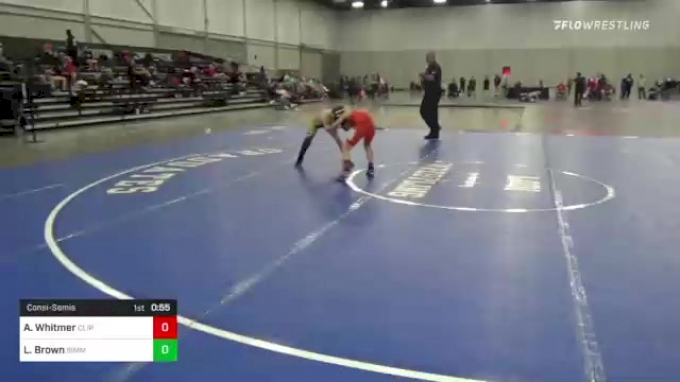 70 lbs Consolation - Ashur Whitmer, Clipper Wrestling Club vs Luke ...
