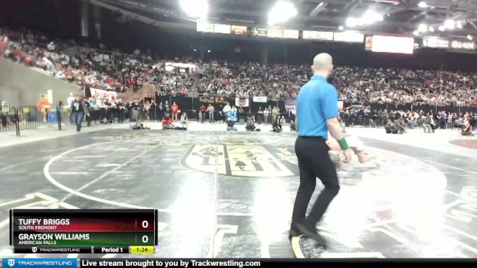3A 138 lbs 1st Place Match - Grayson Williams, American Falls vs Tuffy ...