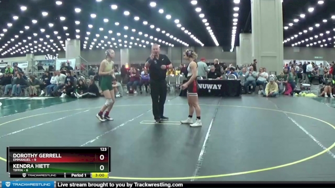 123 lbs Quarters & 1st Wb (16 Team) - Dorothy Gerrell, Emmanuel vs ...