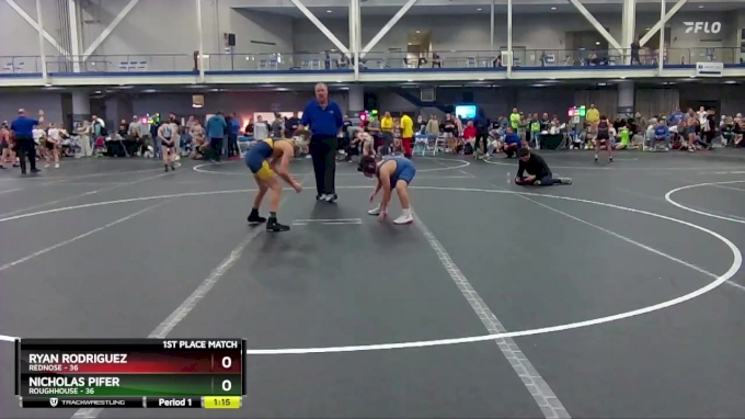 100 lbs Finals (2 Team) - Ryan Rodriguez, RedNose vs Nicholas Pifer ...