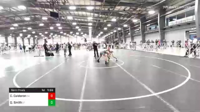 120 lbs Semifinal - Chris Calderon, CA vs Quade Smith, UT