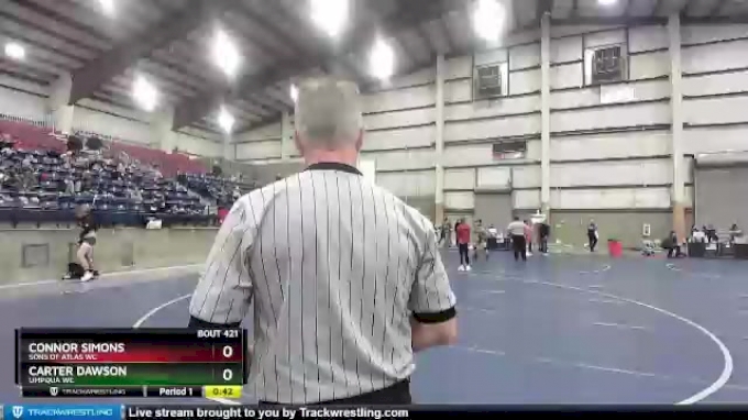 87 lbs Cons. Semi - Connor Simons, Sons Of Atlas WC vs Carter Dawson ...
