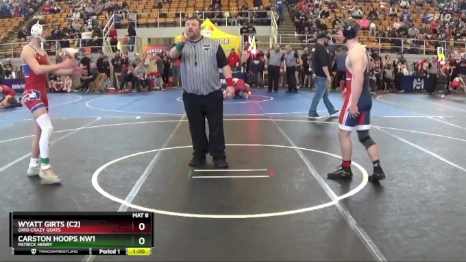 136 lbs Cons. Round 5 - Carston Hoops Nw1, Patrick Henry vs Wyatt Girts ...
