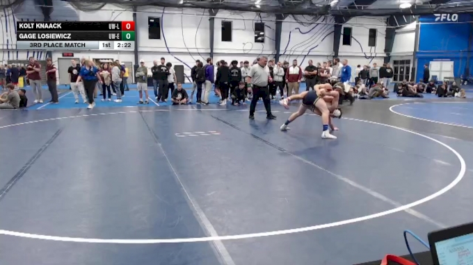 Silver 157 lbs 3rd Place Match - Kolt Knaack, Wisconsin-La Crosse vs ...