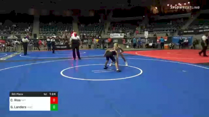 88 lbs 5th Place - Cayden Rios, Nxt Level vs Gavin Landers, Iawc