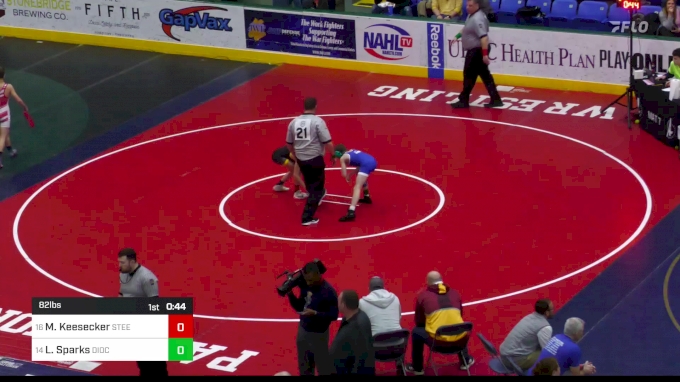 82 lbs Consi Of 4 - Mason Keesecker, Steel Valley vs Lawson Sparks ...