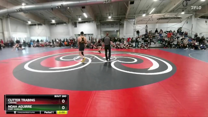 175 lbs Champ. Round 1 - Cutter Trabing, Laramie vs Noah Aguirre, Fort ...