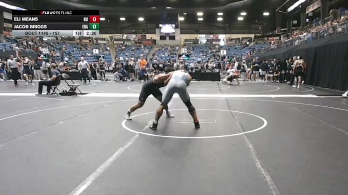 157 lbs Champ. Round 2 - Jacob Briggs, Embry-Riddle (Ariz.) vs Eli ...