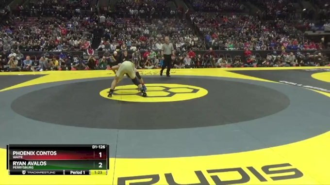 D1-126 lbs 1st Place Match - Phoenix Contos, Waite vs Ryan Avalos ...