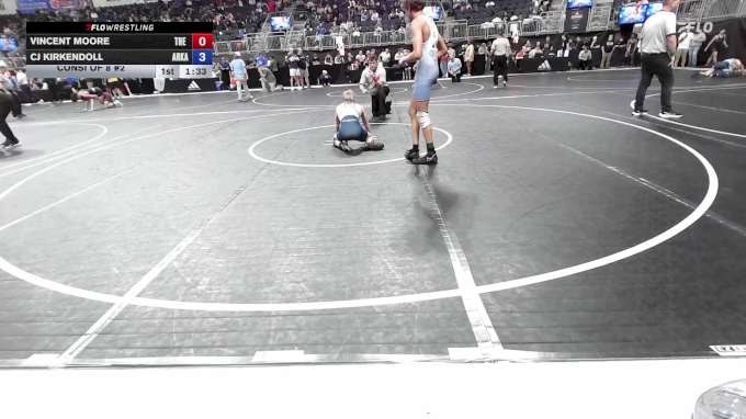 128 lbs Consi Of 8 #2 - Vincent Moore, The Foundation vs Cj Kirkendoll ...