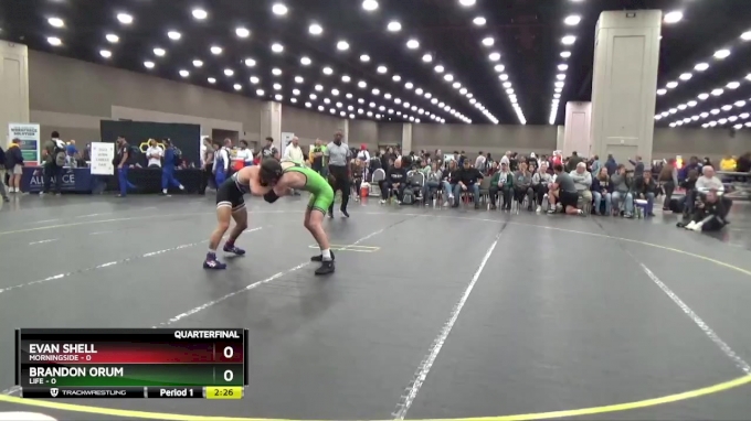 125 lbs Quarters & 1st Wb (16 Team) - Evan Shell, Morningside vs ...