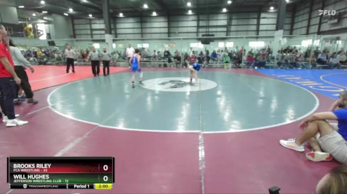 90 lbs Round 3 (6 Team) - Brooks Riley, FCA WRESTLING vs Will Hughes ...