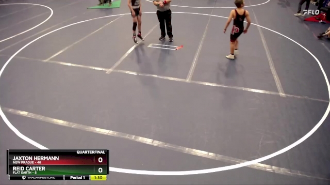 100 lbs Quarterfinals (8 Team) - Jaxton Hermann, New Prague vs Reid ...