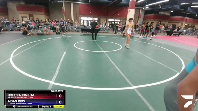 120 lbs Champ. Round 1 - Dreysen Majuta, NB Elite Wrestling Club vs ...