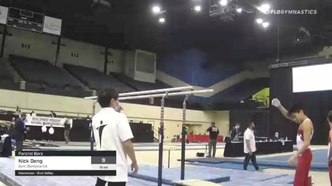 Nick Deng Parallel Bars Gym Olympica Ca 2021 Usa Gymnastics