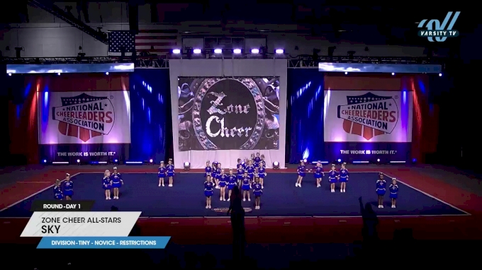 Zone Cheer All-Stars - Sky [2023 L1 Tiny - Novice - Restrictions Day 1 ...