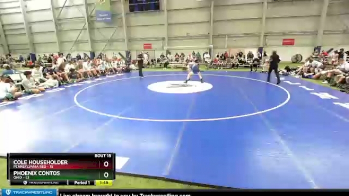 126 lbs Quarters & 1st Wb (16 Team) - Cole Householder, Pennsylvania ...