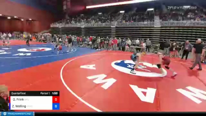 125 lbs Quarterfinal - Dylan Frink, Green River Grapplers vs Zachary ...