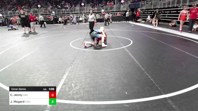 120 lbs Consolation - Chase Jenny, CWO vs Jaimon Mogard, CIWC Team ...