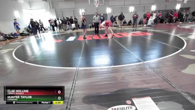 170 lbs Champ. Round 2 - Hunter Taylor, Chiawana vs Clae Holling ...