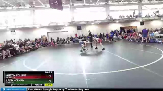 114 lbs Round 1 (16 Team) - Austin Collins, CO Red vs Ladd Holman, Utah
