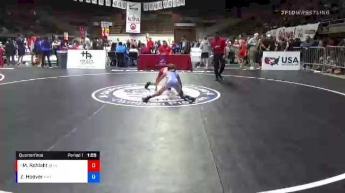 77 lbs Quarterfinal - Mason Schlaht, Rough House Wrestling vs Zander ...