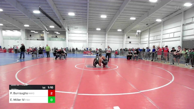 169 lbs Quarterfinal - Preston Burroughs, Mayo Quanchi WC vs Eugene ...