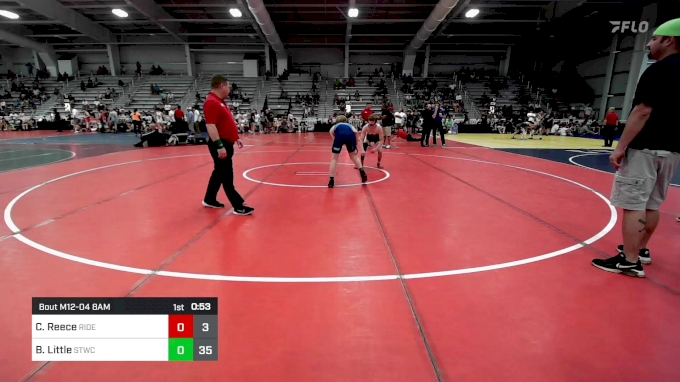 127 lbs Rr Rnd 1 - Conner Reece, Ride Out Wrestling Club vs Brady ...