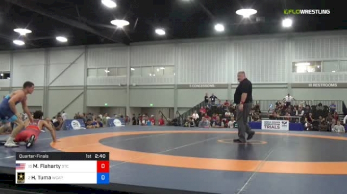 67 kg Quarterfinal - Morgan Flaharty, OTC vs Hayden Tuma, Army (WCAP)