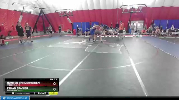 285 lbs Quarterfinals (8 Team) - Hunter VanderHeiden, Freedom A vs ...