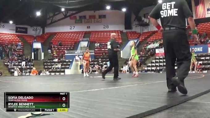 135 lbs 1st Place Match - Rylee Bennett, Spartan Wrestling Club vs ...