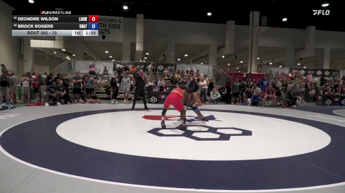 70 lbs Cons. Round 2 - Deondre Wilson, Legends Of Gold Wrestling vs ...