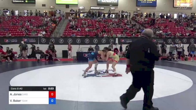 55 kg Cons 8 #2 - Amani Jones, Cardinal Wrestling Club vs Vayle Baker ...