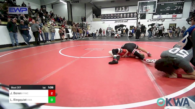 85 lbs Rr Rnd 2 - Jacob Boren, Verdigris Youth Wrestling vs Lukus ...