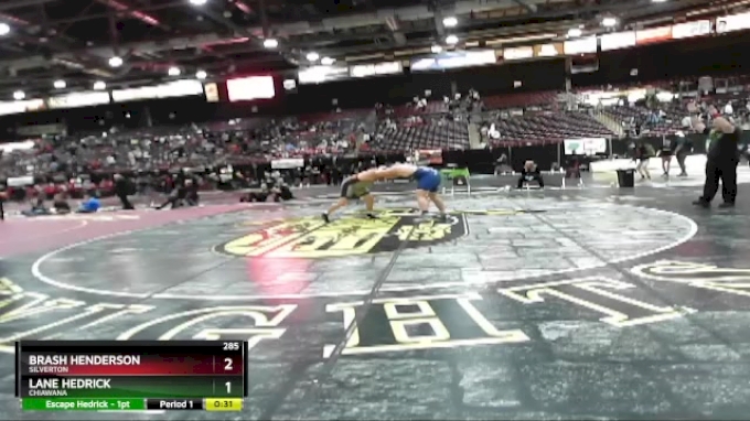 285 lbs 3rd Place Match - Lane Hedrick, Chiawana vs Brash Henderson ...
