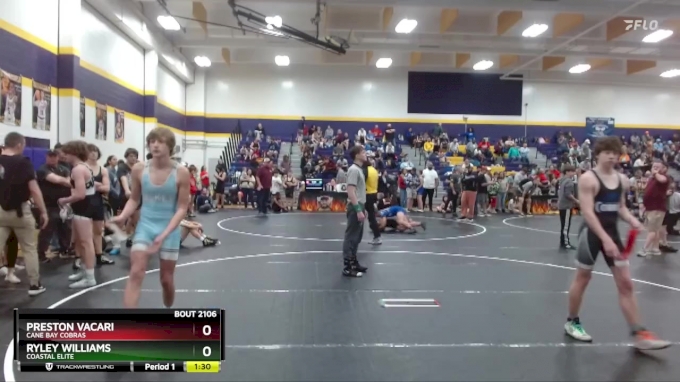 143/150 Round 2 - Ryley Williams, Coastal Elite vs Preston Vacari, Cane ...