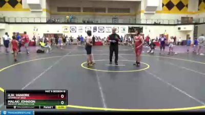 160-161 lbs Round 2 - A.w. VanKirk, Legends Of Gold vs Malaki Johnson ...