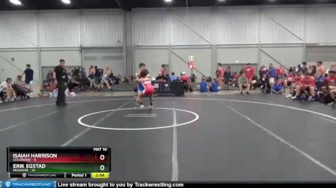 100 lbs 2nd Wrestleback (8 Team) - Isaiah Harrison, Colorado vs Erik ...