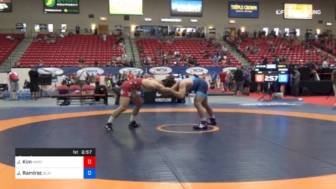 74 kg Cons 4 - Joshua Kim, Harvard vs Julian Ramirez, Blairstown ...