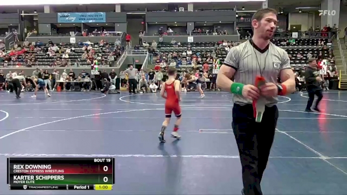 65 lbs Champ. Round 2 - Karter Schippers, Moyer Elite vs Rex Downing ...