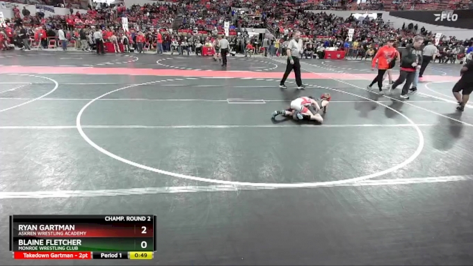 82 lbs Champ. Round 2 - Ryan Gartman, Askren Wrestling Academy vs ...