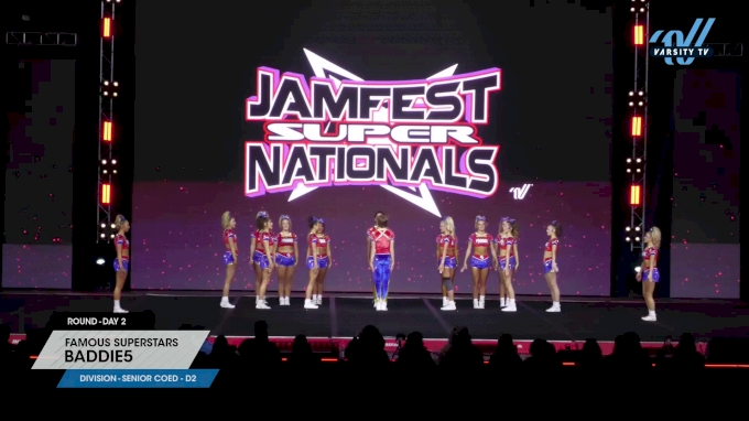 Famous Superstars - Baddie5 [2025 L5 Senior Coed - D2 Day 2] 2025 JAMfest Cheer Super Nationals