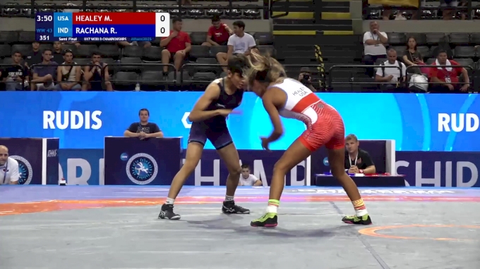 43 kg 1/2 Final - Madison Healey, United States vs Rachana Rachana, India