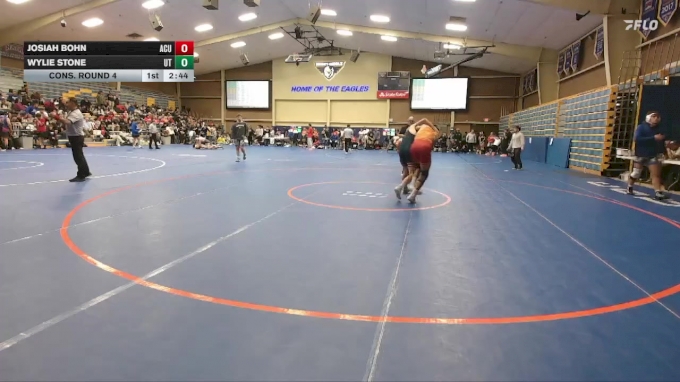 149 lbs Cons. Round 4 - Wylie Stone, UT Tech vs Josiah Bohn, Arizona ...