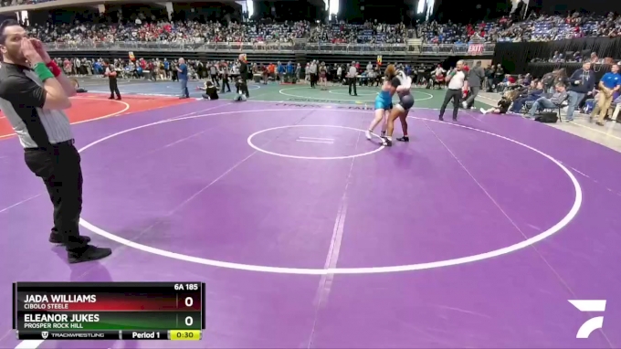 6A 185 lbs Cons. Round 3 - Jada Williams, Cibolo Steele vs Eleanor ...