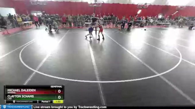 86 lbs Semifinal - Michael Daleiden, Ringers vs Clayton Schams, LAW